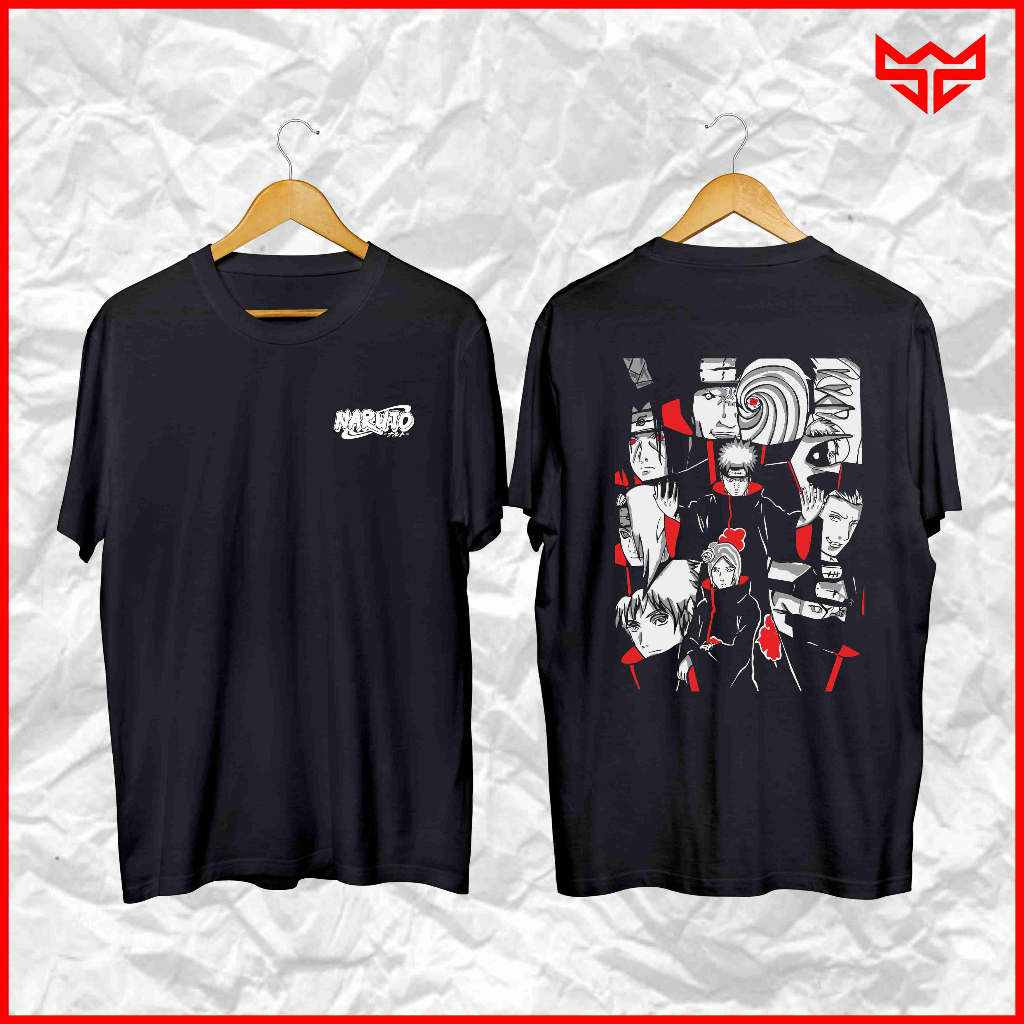 Jual Baju Kaos Sablon Custom Anime Naruto Series | Shopee Indonesia