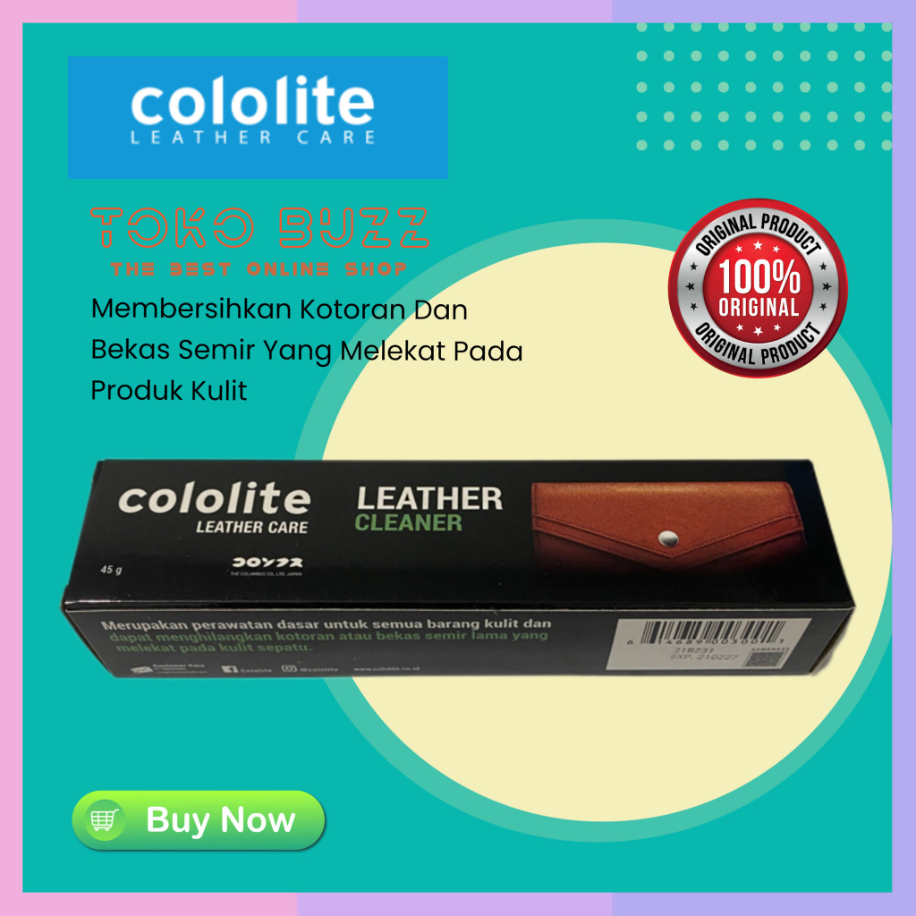 Jual COLOLITE LEATHER CLEANER Pembersih Sepatu Tas Kulit Asli dan ...