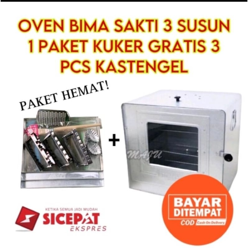 Jual OVEN Bima Sakti/Open Kue Kering/Oven Bima Sakti 3 Susun Free ...