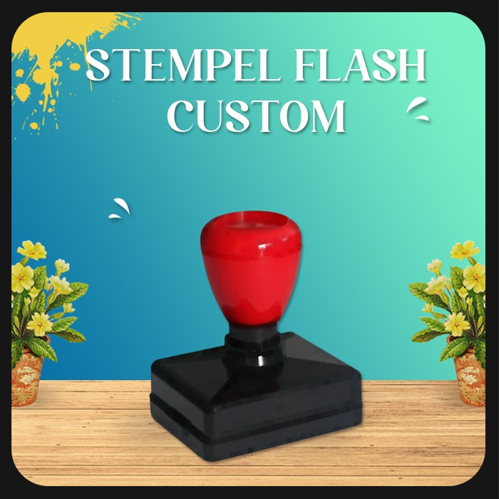 Jual CETAK CUSTOM Stempel Warna Flash | Stempel Lunas | Stempel nama | Stempel Logo ( SUDAH ...
