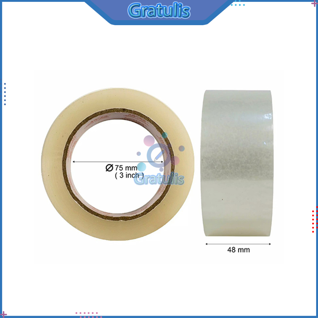 Jual LAKBAN BENING BESAR JOYKO 2 INCH [48 MM X 100 M / ROLL] / SOLATIP ...