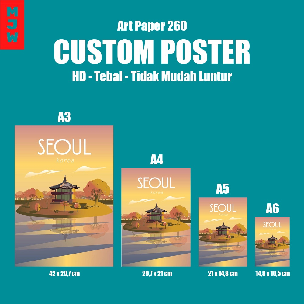 Jual Cetak Poster A6 | Shopee Indonesia