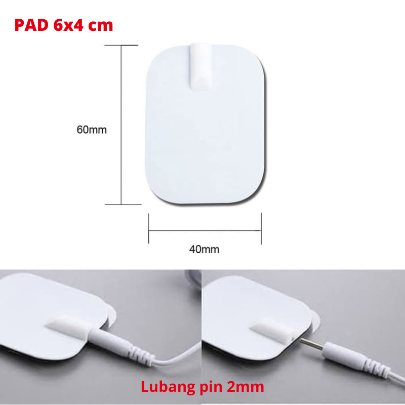 Jual Pad tens alat kesehatan medis pijat terapi tensi tubuh 6cmx4cm ...
