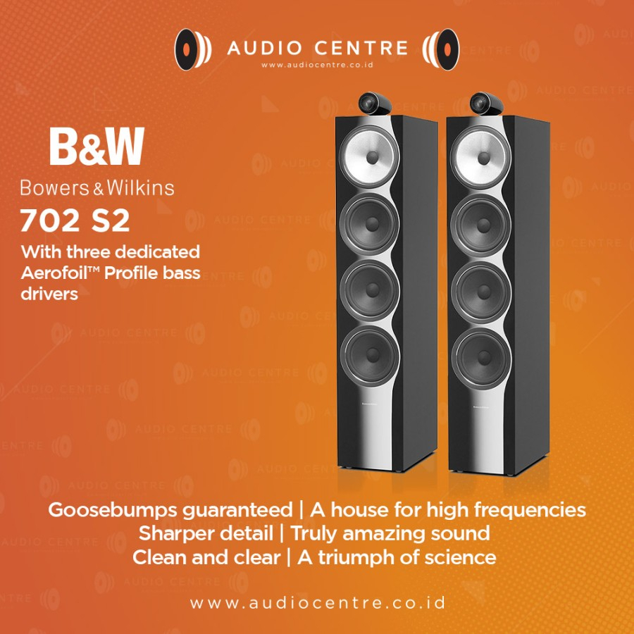 Jual Bowers & wilkins 702 s2 floorstand speaker / b&w 702 s2 | Shopee Indonesia