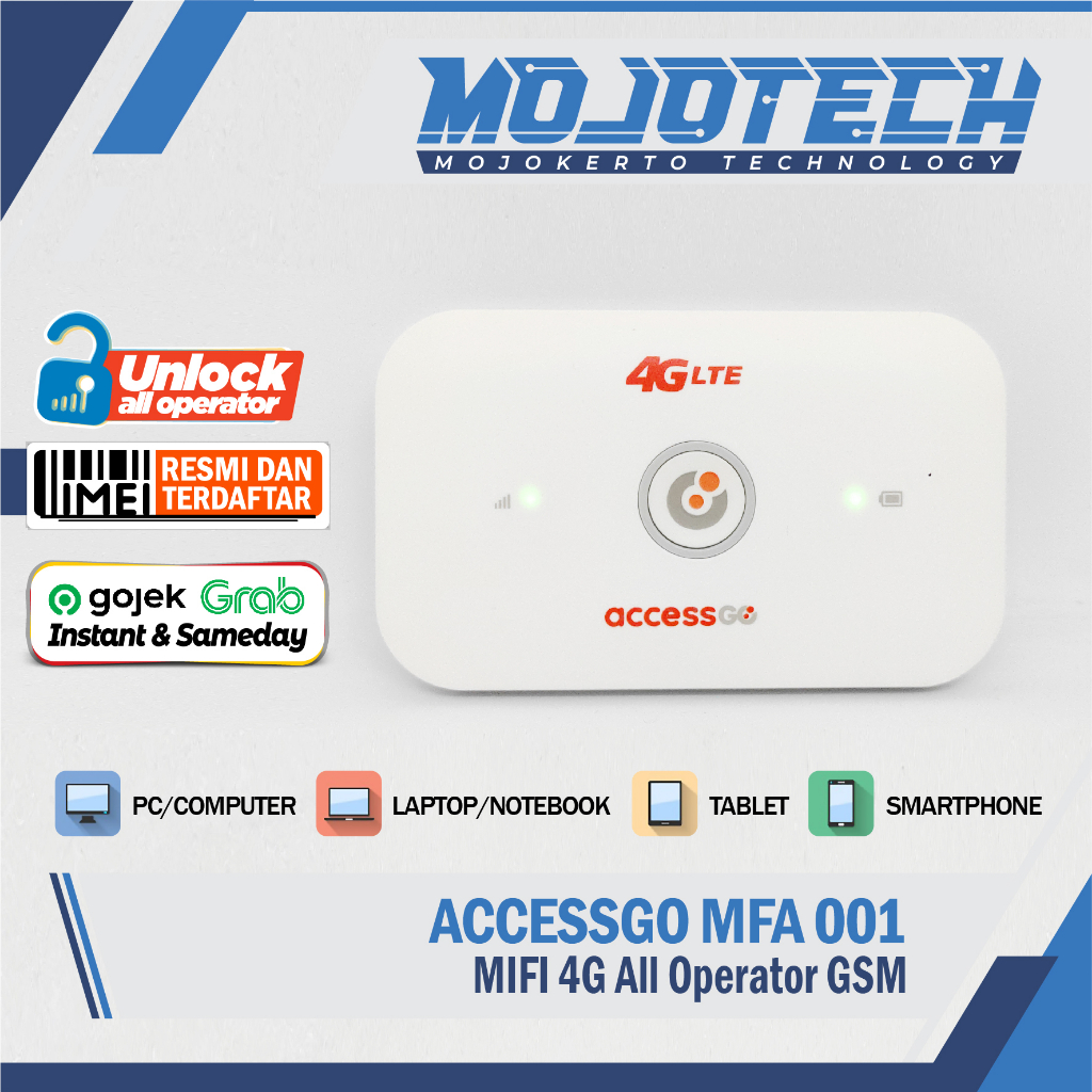 Jual Modem Wifi Mifi Sim Card AccessGo MiFi MFA-001 4G All Operator GSM ...