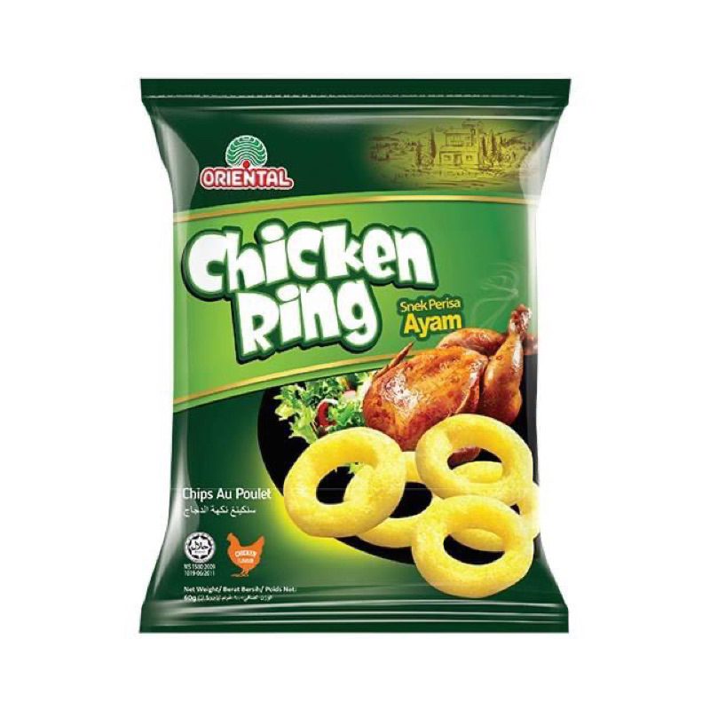 Jual Oriental Snack Super Ring Rota Green Pea Rostik Chicken Ring 60g ...
