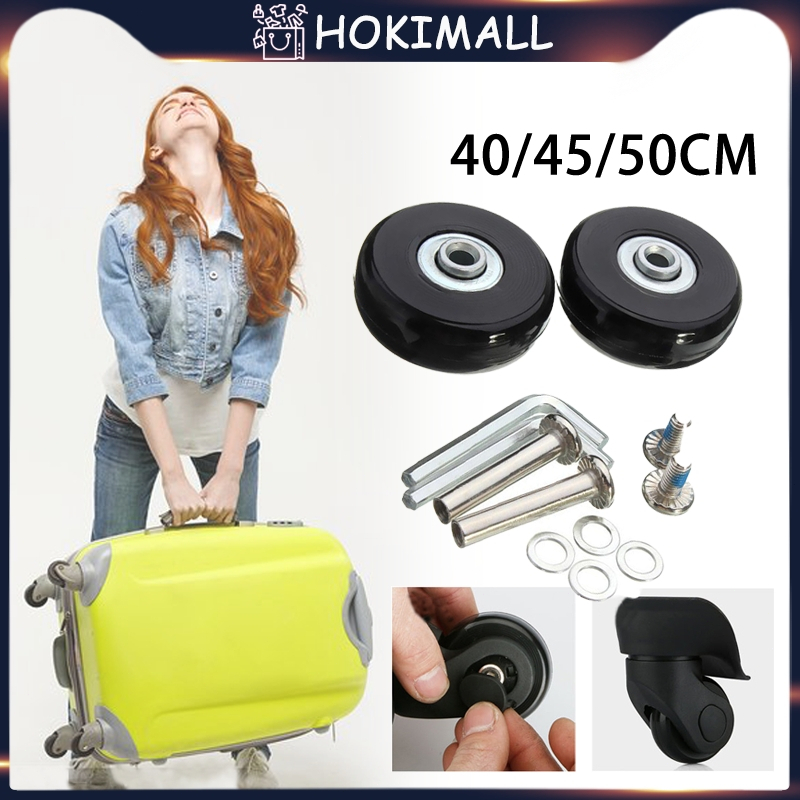 Jual 2pcs/Set Roda koper Alat pengganti roda koper Roda koper pengganti ...