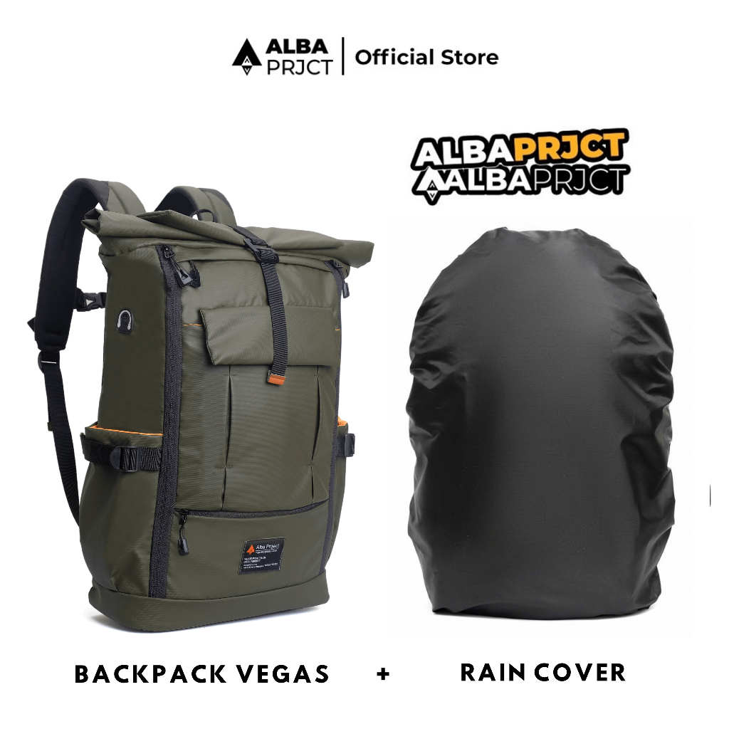 Jual ALBA PROJECT I (PAKET BUNDLING) Backpack VEGAS + RAIN COVER - Tas ...