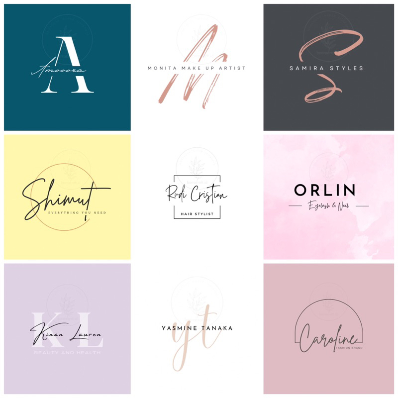 Jual Jasa pembuatan LOGO design / desain LOGO minimalis lucu kekinian ...