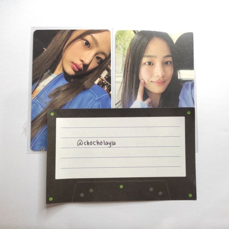 Jual PHOTOCARD NEW JEANS MINJI MC MESSAGE CARD BLUEBOOK | Shopee Indonesia