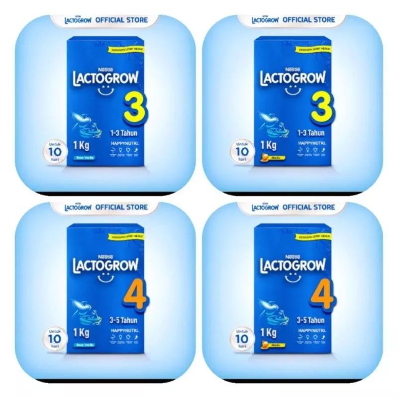 Jual LACTOGROW 3 & LACTOGROW 4 1000g | Shopee Indonesia