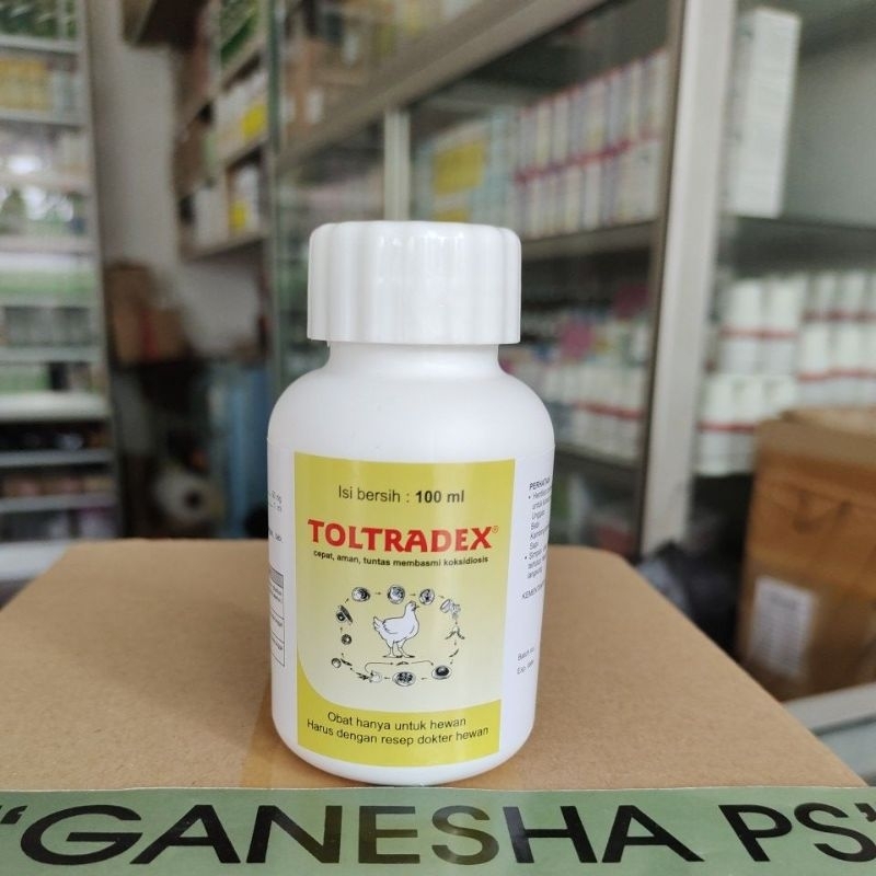 Jual TOLTRADEX 100 ml Obat koksi pd hewan terrnak | Shopee Indonesia