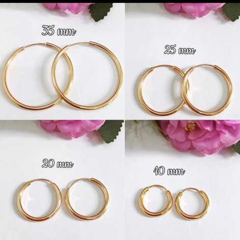 Jual Rayidanraka Anting titanium bulat polos simpel dan sederhana ...