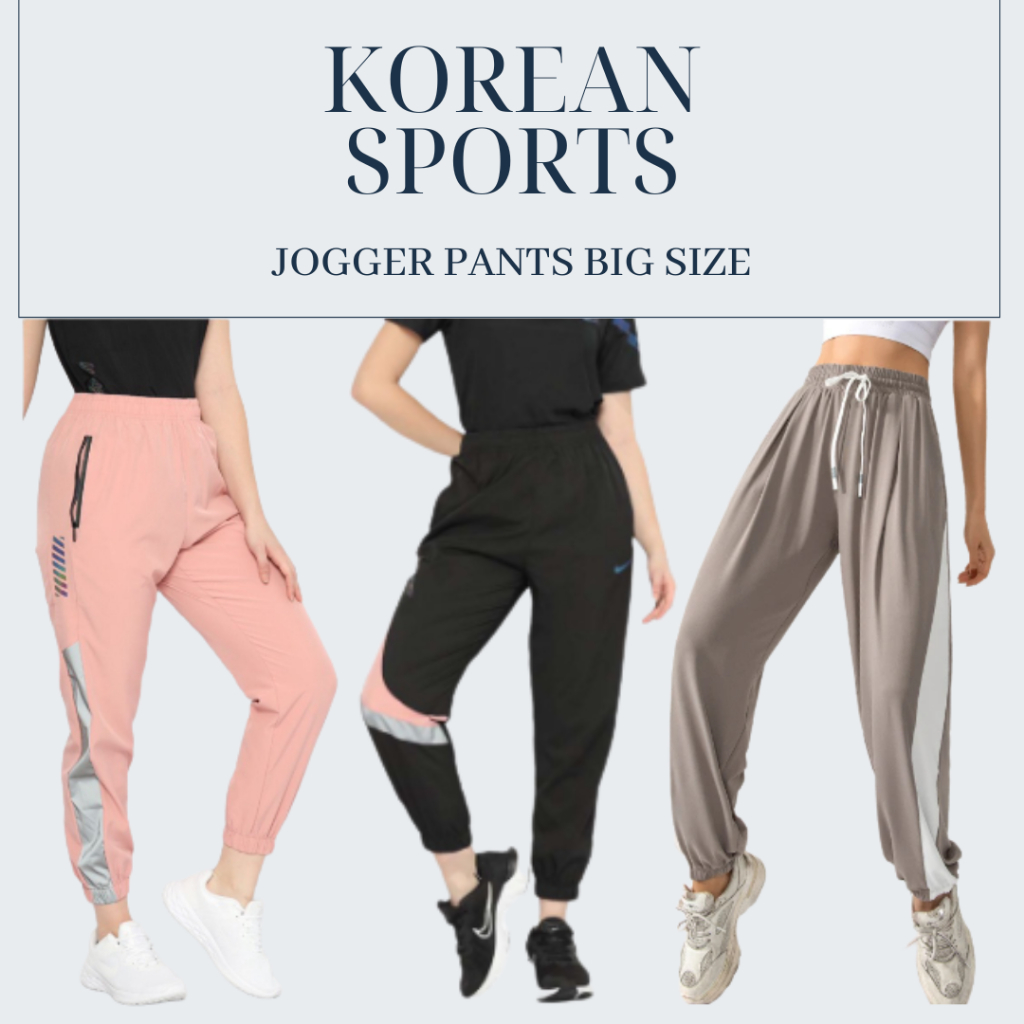 Jual Oppa Style Shop Korean Sports Jogger Pants / Celana Training ...