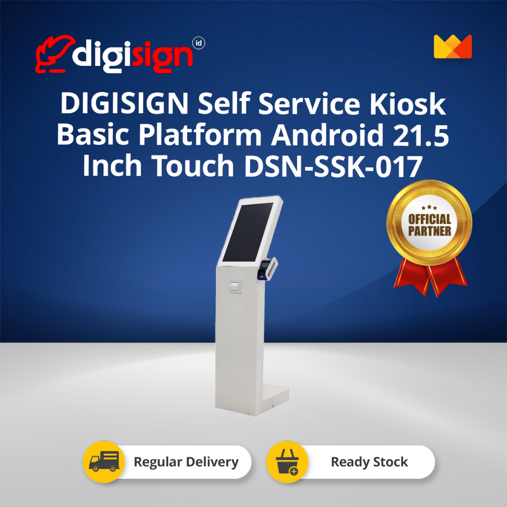Jual DIGISIGN Self Service Kiosk Basic Platform Android 21.5 Inch Touch ...