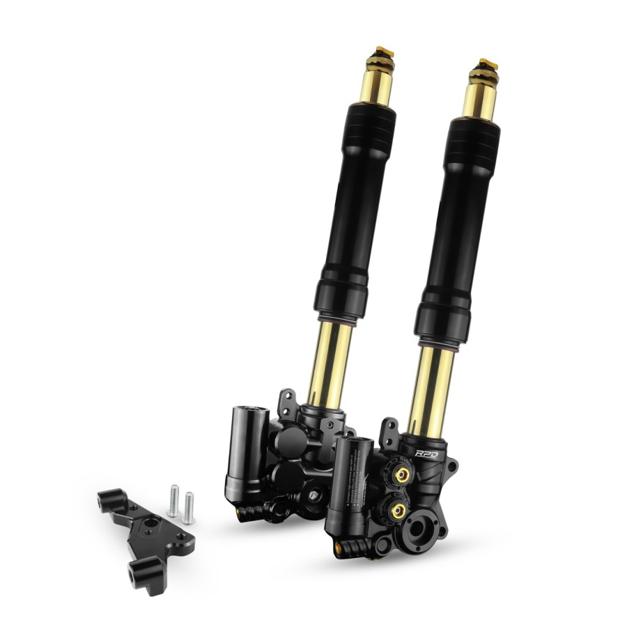 Jual Shock Depan N-Max RPD Upside-down 02 Radial Black Suspension Up ...