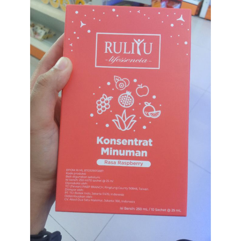 Jual RULIYU 'Collagen konsentrat raspberry' isi 10 sachet @25ml ...