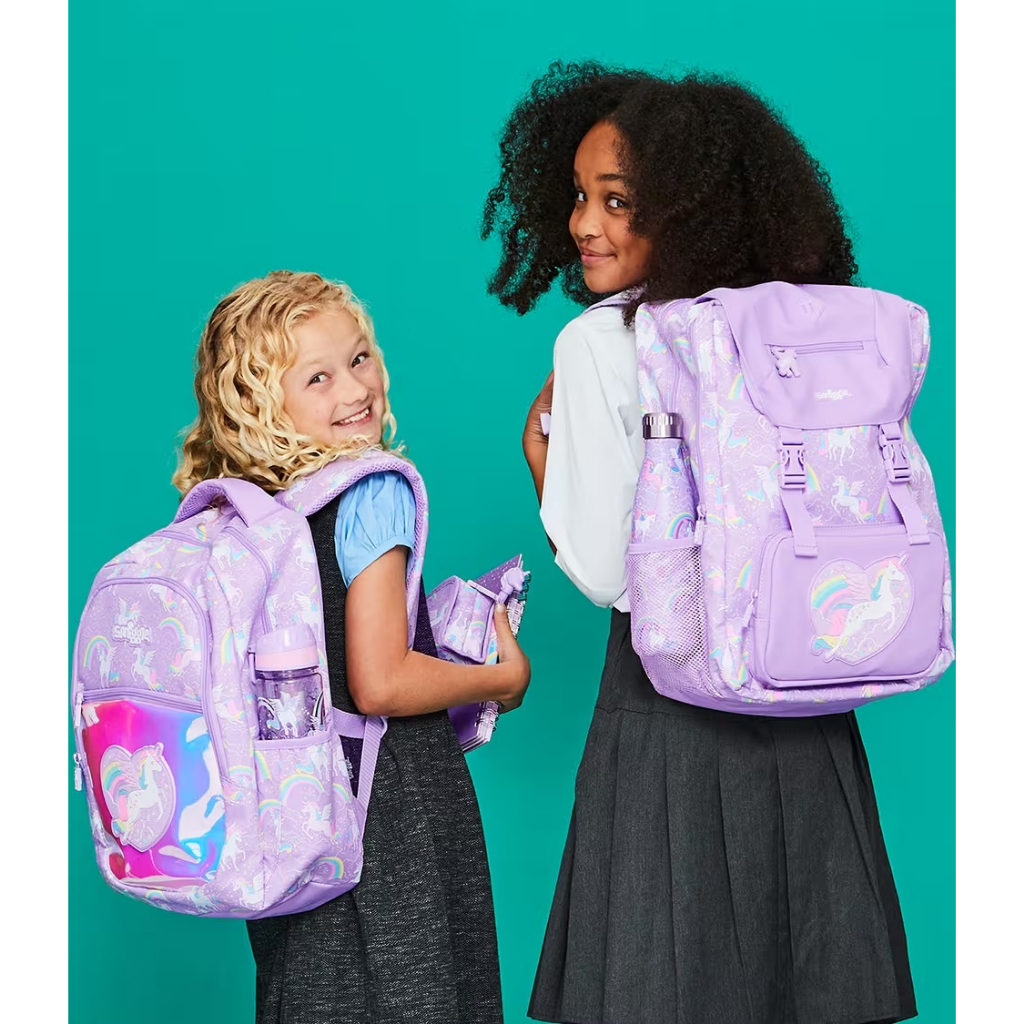 Jual Smiggle unicorn beyond backpack lunchbag hardtop bottle original ...