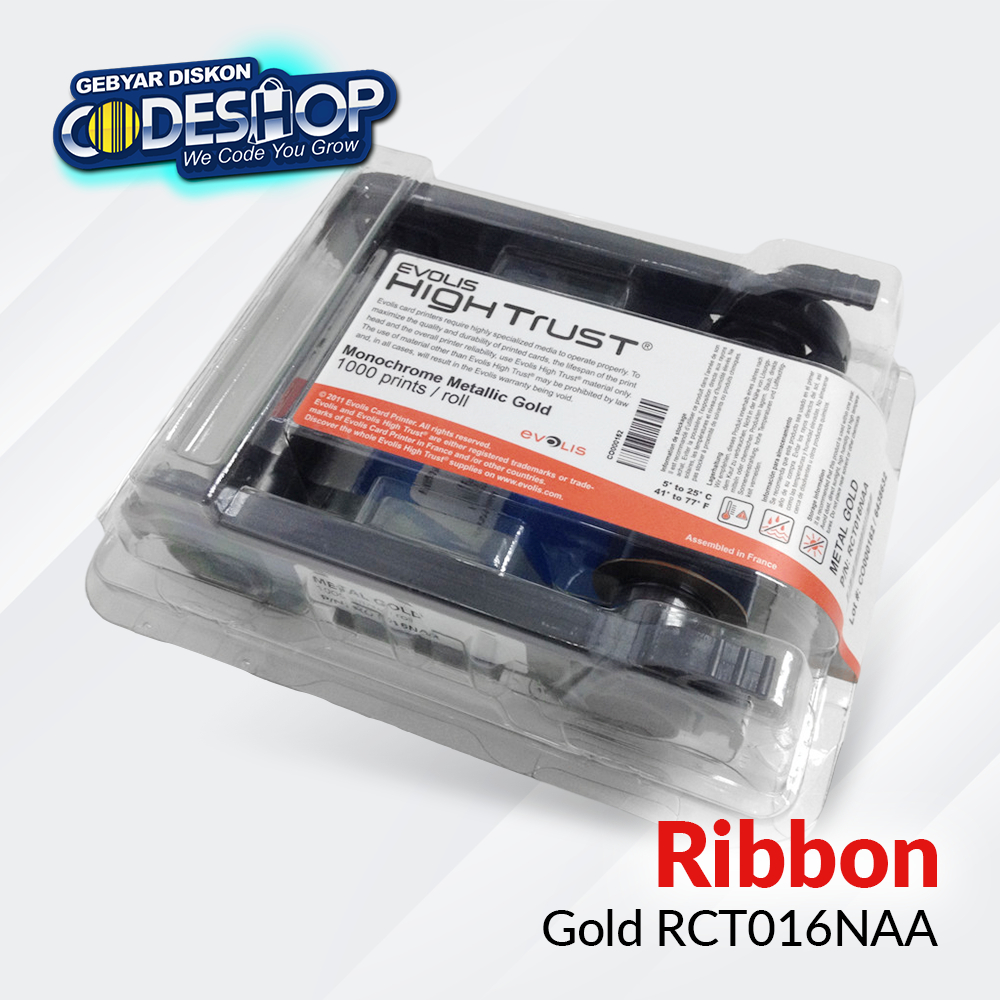 Jual Evolis Ribbon Monochrome Metallic Gold 1000 Images Print Zenius ...