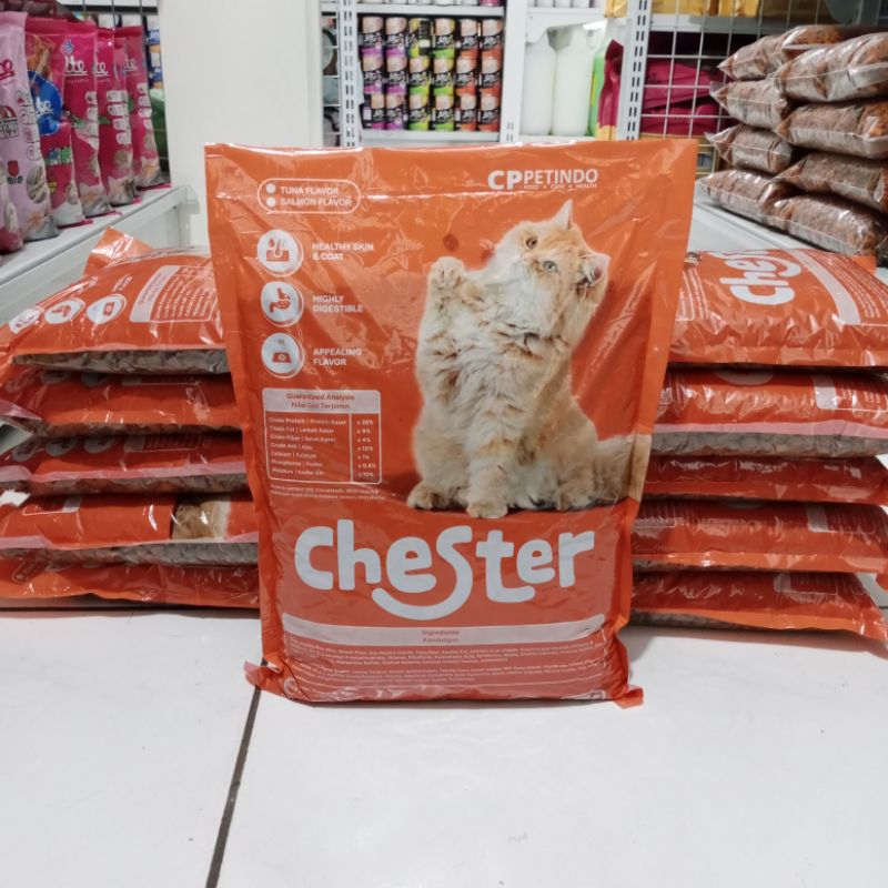 Jual Cat Food Chester tuna 800gr paket (10 pcs ) Link Expedisi ...