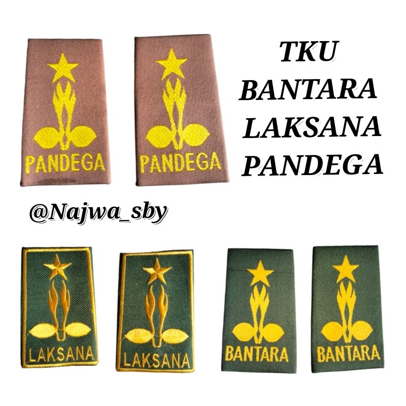 Jual TKU PRAMUKA BANTARA LAKSANA PANDEGA / EVOLET BANTRA LAKSANA PANDEGA ( HARGA 1 Pasang ...