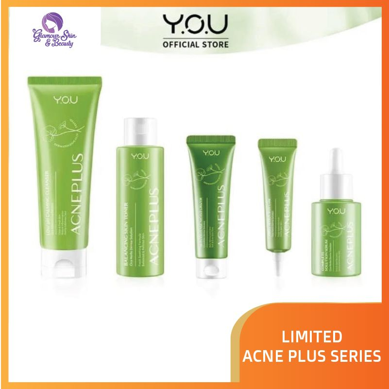 Jual YOU Acne Plus Cica Herbs Derma Solution || ACNEPLUS Toner SpotCare ...