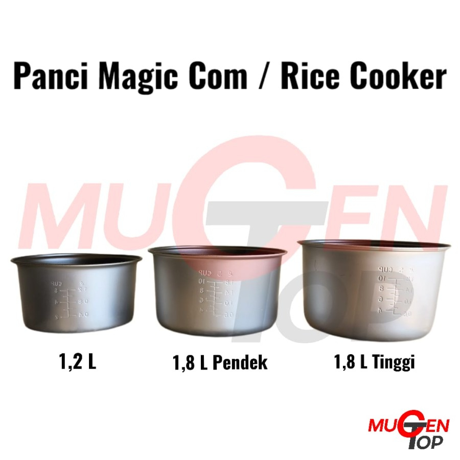 Jual Panci Magic Com / Panci Rise Cooker Teflon Coating | Shopee Indonesia