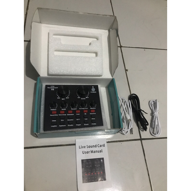 Jual LIVE SOUND CARD V8 (bluetooth) | Shopee Indonesia