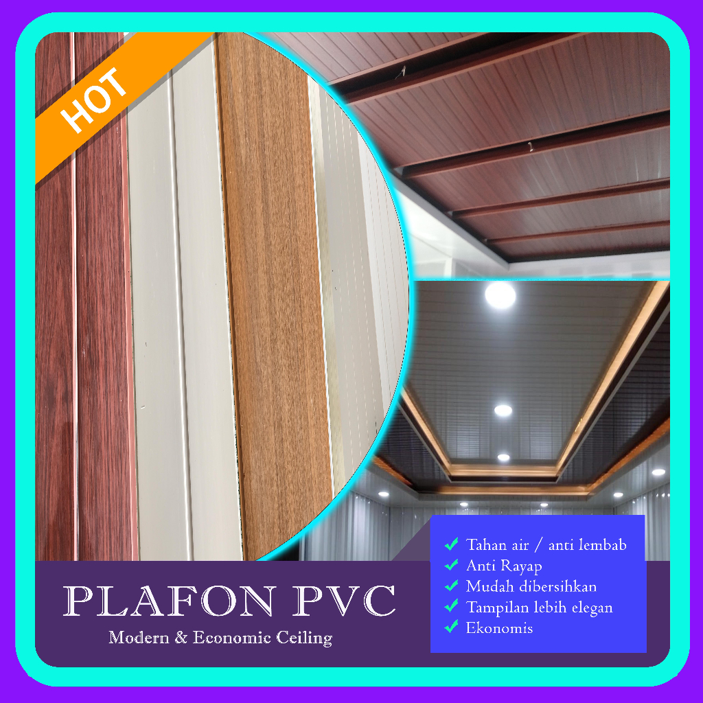 Jual Plafon PVC/Plavon Pvc /Plapon Pvc /Pvc Ceiling/Plafon Pvc Murah ...