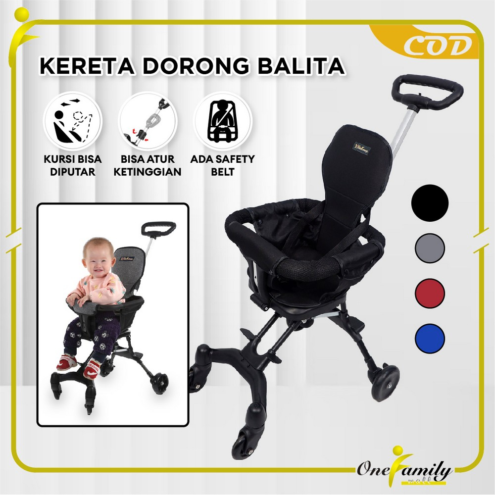 Jual ONE-C833 Stroller Baby Lipat Magic Stroller Kereta Dorong Balita ...