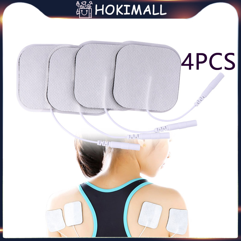 Jual Isi 4 Pad Tens Elektroda 5*5cm Bantalan Tempel Elektroda Putih ...
