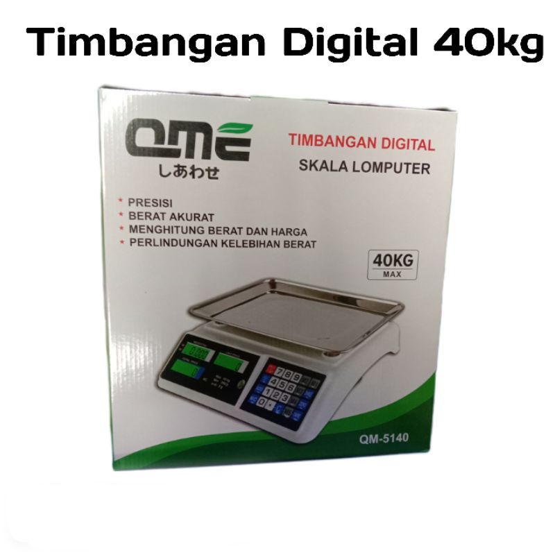 Jual Timbangan Digital Laundry & Buah / Timbangan Digital 40 Kg | Shopee Indonesia