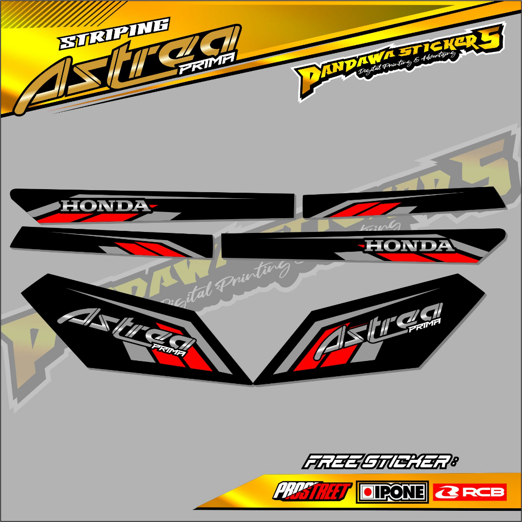 Jual STRIPING VARIASI ASTREA PRIMA / STRIPING LIST MOTOR HONDA ASTREA ...