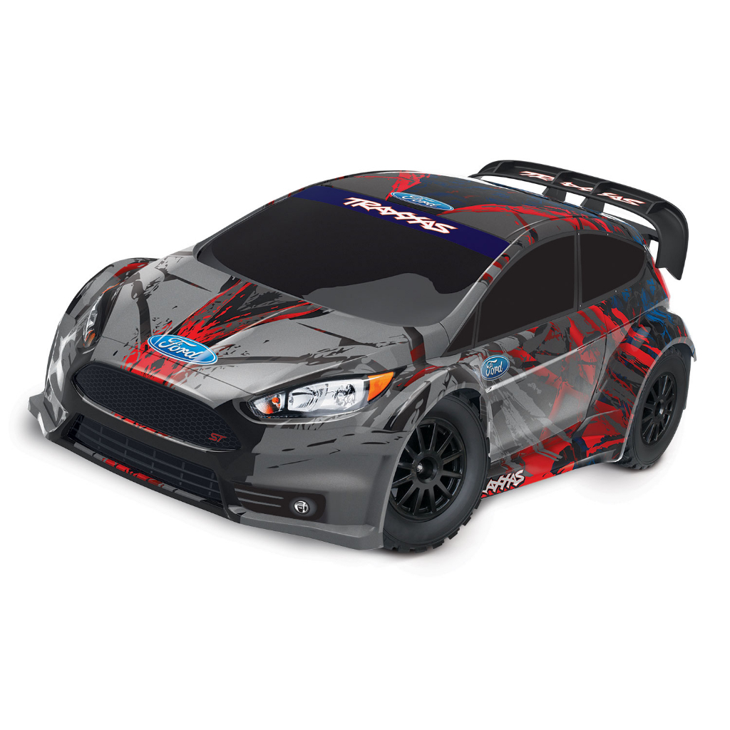 Jual RC Traxxas Ford Fiesta Rally 1/10 4WD Rally Car 2.4GHz Radio RTR ...