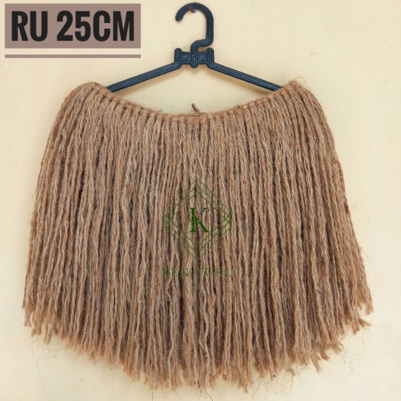 Jual Rok Rumbai goni urai Adat Papua anak 25cm dance Tari kostum ...