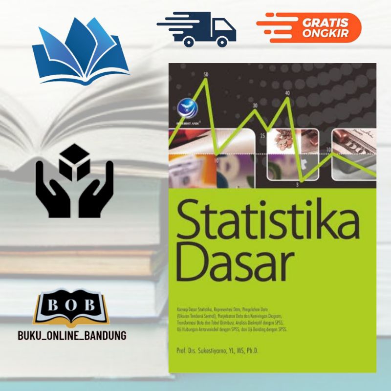Jual Buku statistika dasar konsep dasar statistika, representasi data, pengolahan data | Shopee ...