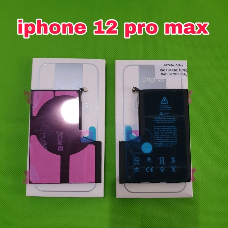 Jual batre batu baterai iphone 12 pro max ori 100% | Shopee Indonesia