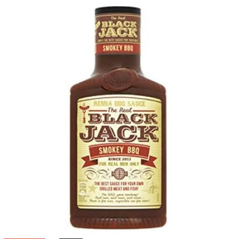 Jual Remia Smokey Barbeque Sauce The Real Black Jack Smoke BBQ 450 Ml ...