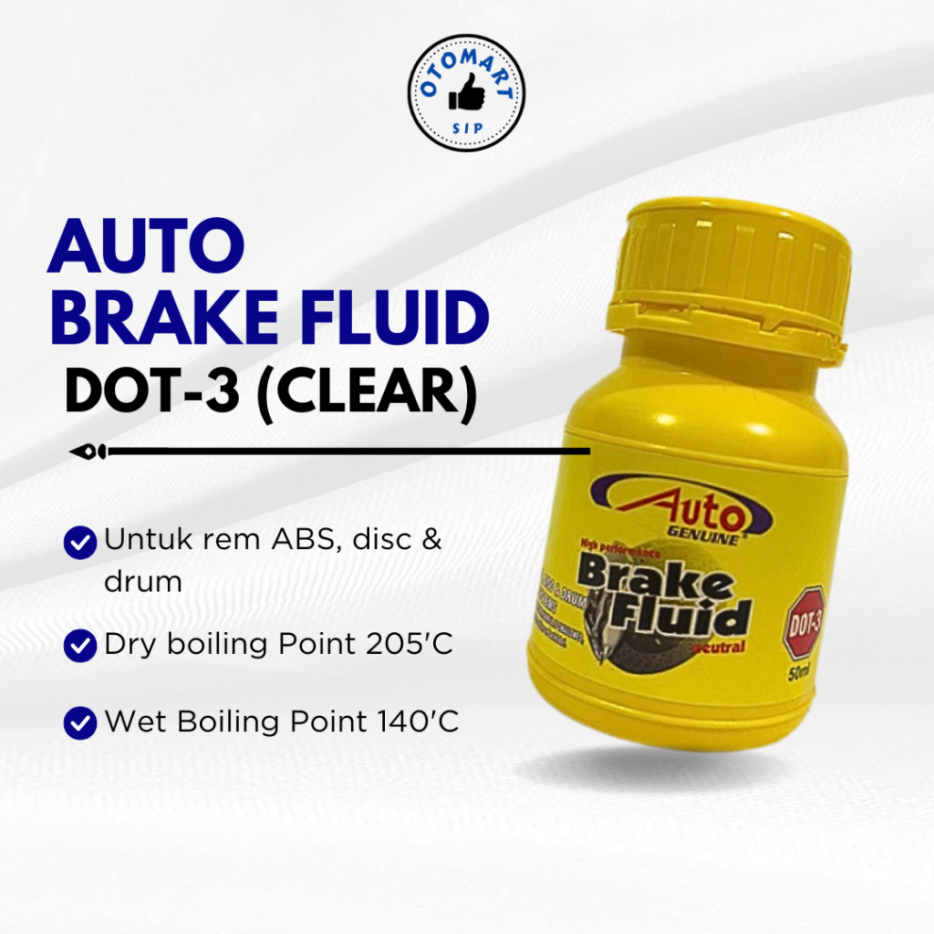 Jual Minyak Rem Motor Auto Brake Fluid DOT-3 50 ml | Shopee Indonesia