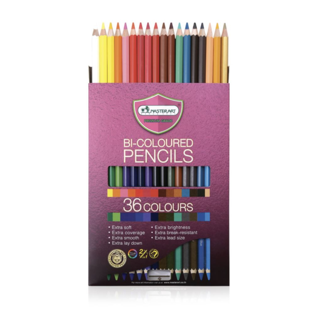 Jual [Master Art] Pensil Warna (Colour Pencil) Profesional Bi-Coloured ...