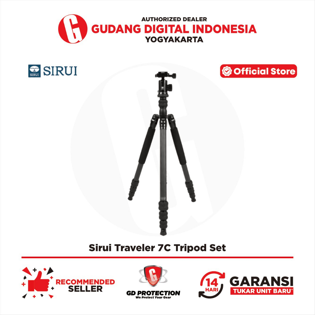 Jual Sirui Traveler 7C Tripod Set | Shopee Indonesia