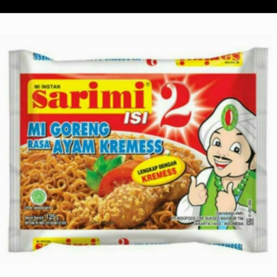 Jual sarimi isi 2 mie instan mi goreng rasa ayam kremes | Shopee Indonesia