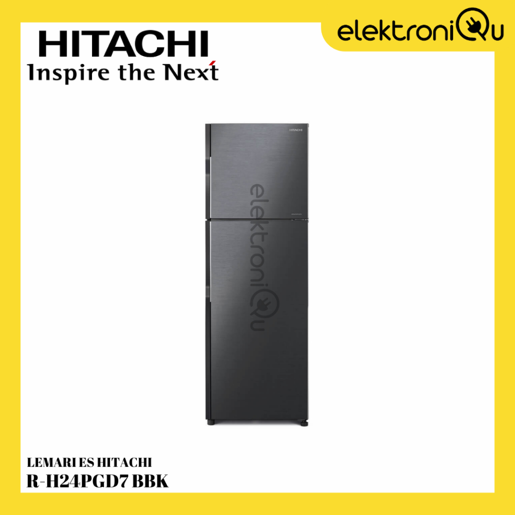 Jual LEMARI ES 2 PINTU HITACHI R H24PGD7 BSL-BBK / KULKAS 2 PINTU HITACHI R H24PGD7 BSL-BBK ...