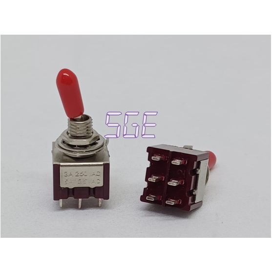 Jual Switch Saklar Toggle 6 Pin Mini On-Off | Shopee Indonesia