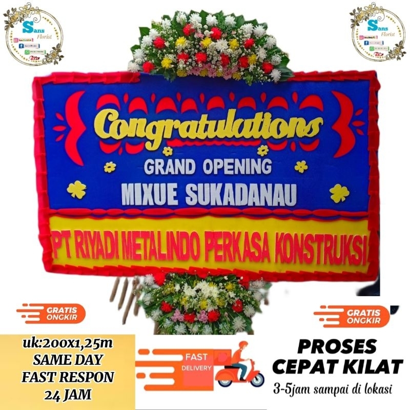 Jual KARANGAN PAPAN BUNGA RUMAH DUKA DHARMA AGUNG/GRAHA HARTIKA/MARGA ...