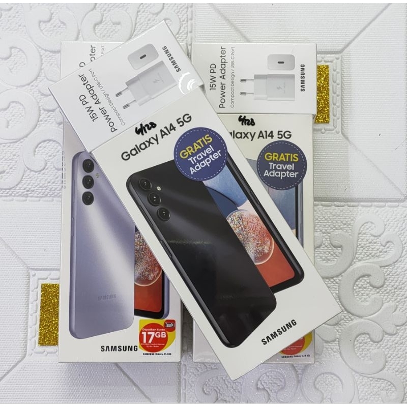Jual Samsung A14 5G ram 6 memory 128 new produk garansi resmi | Shopee ...