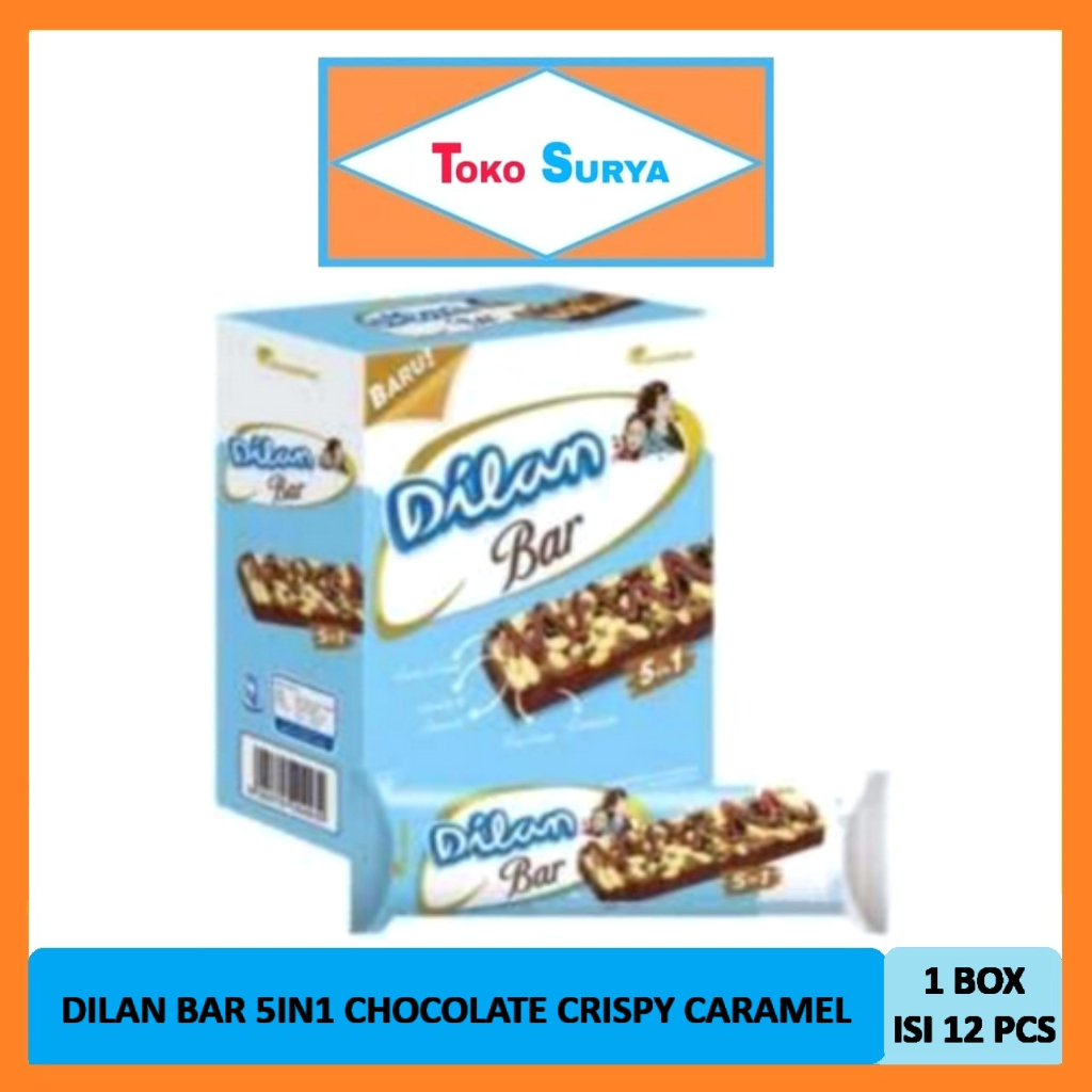 Jual Dilan Bar 5in1 Chocolate Crispy Caramel 12 x 18 Gr | Shopee Indonesia