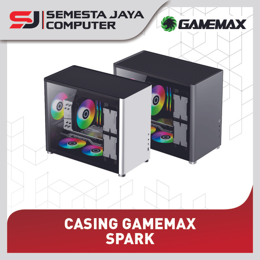 Jual Casing GameMax Spark M-ATX Desktop Gaming Computer Case | Shopee ...