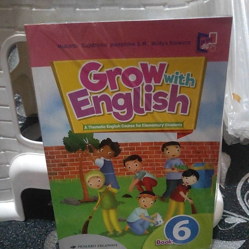 Jual original buku grow with English untuk SD kelas 6 | Shopee Indonesia