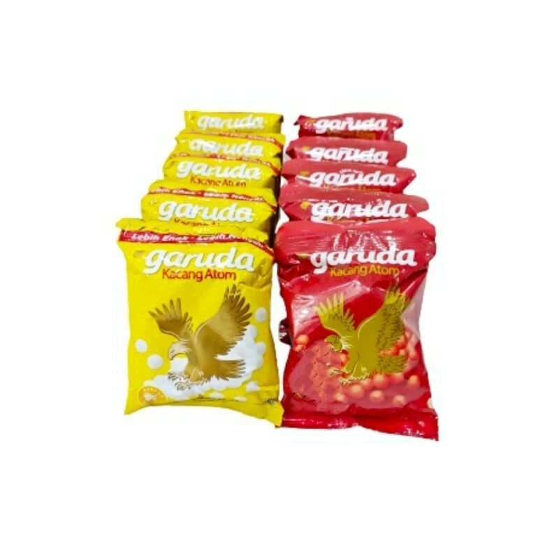 Jual Garuda Kacang Atom Sukro Renceng Isi 10 Pcs | Shopee Indonesia